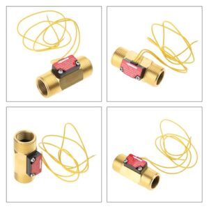 Brass Water Switchs External Threaded Water Liquid Flowmeter Water Switchs Fluidmeter For Water Heater