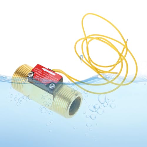 Brass Water Switchs External Threaded Water Liquid Flowmeter Water Switchs Fluidmeter For Water Heater