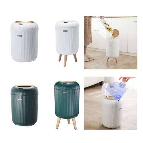 Footbed Garbage Bin 9.5L/10L Automatic Smart Sensors Wastebasket Trash Can for Kitchen Living Room Office Decor