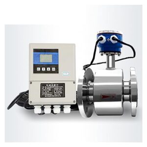 Flow Control Meter Electromagnetic Stainless Steel Flow Meter, Remote Display Magnetic Flowmeter, 4-20mA RS485 Wastewater Sewage Acid Flow Used in Petroleum,Food, Etc. (Color : DN10 SS304