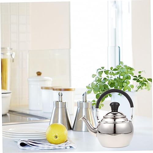 BRIGHTFUFU Stainless Steel Kettle Tea Kettle Water Boiling Kettle Espresso Machines for Home Coffee Machine Anti- Scald Water Kettle Chinese Teapot Kettle Hot Teakettle for Induction Cooker