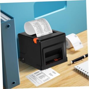 MUSISALY Black Portable Printer Abs Thermal Pos Printer Thermal Printer Printer