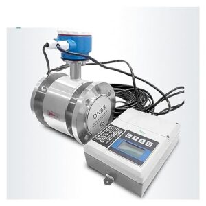 Flow Control Meter Electromagnetic Stainless Steel Flow Meter, Remote Display Magnetic Flowmeter, 4-20mA RS485 Wastewater Sewage Acid Flow Used in Petroleum,Food, Etc. (Color : DN10 SS304