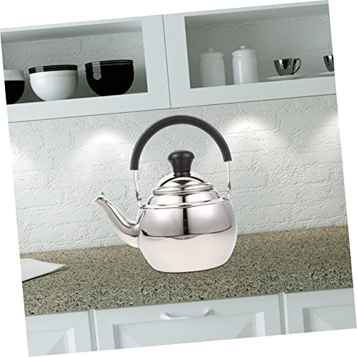 BRIGHTFUFU Stainless Steel Kettle Tea Kettle Water Boiling Kettle Espresso Machines for Home Coffee Machine Anti- Scald Water Kettle Chinese Teapot Kettle Hot Teakettle for Induction Cooker