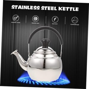 BRIGHTFUFU Stainless Steel Kettle Tea Kettle Water Boiling Kettle Espresso Machines for Home Coffee Machine Anti- Scald Water Kettle Chinese Teapot Kettle Hot Teakettle for Induction Cooker