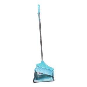 didiseaon 1 set stainless steel dustpan garden broom cleaning supplies broom dustpan whisk broom kitchen dustpan cleaning dustpan rubbish dustpan scoop shovel heavy duty broom plastic