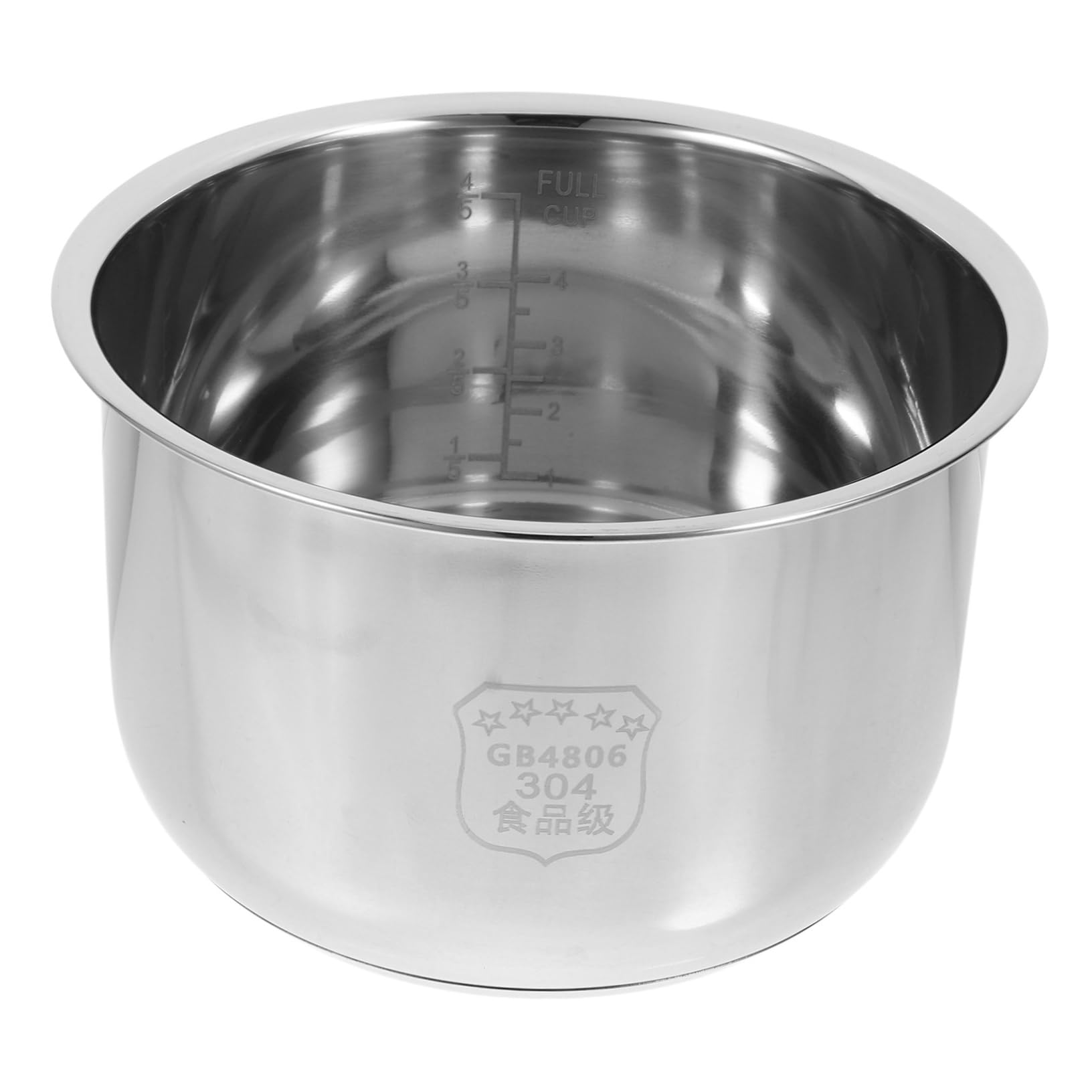 UTHCLO Rice Cooker Liner Instants Pot Inner Oven Electric Cooker Liner Pot Tiger Rice Cooker Pot Cooking Pot Inner Rice Maker Accessories Rice Cooker Small Stove Stainless Steel Silver