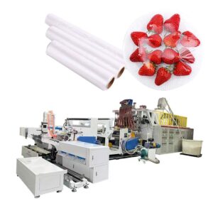 single-layer blown film production line – plastic extruder for cling film manufacturing