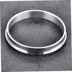 CRAFTHROU 2pcs Coffee Makers Sealing Ring Silver Cup Seal Replacement Aluminum Sealing Machine Ring Cup Sealer Machine Parts