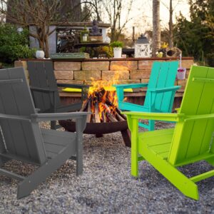 ISYIESA Outdoor HDPE Adirondack Chair (Aruba)