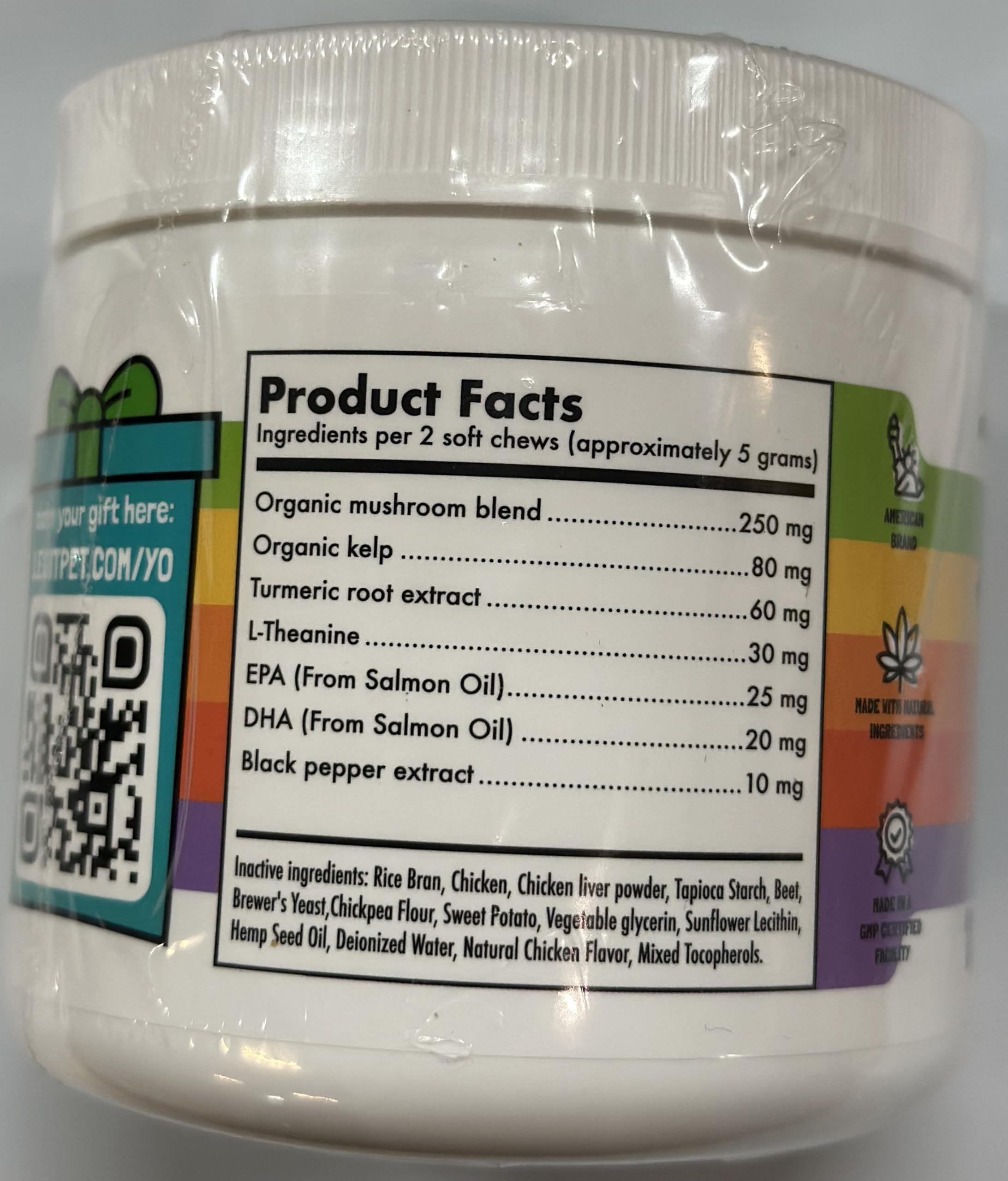 Allergy Relief Chews for Dogs & Immune & Digestive Supplement 120 Soft Treats and Mushroom Complex Treats for Dogs with Reishi Shiitake and Turkey Tail Mushrooms