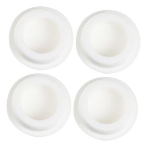 hootnee 4 pcs basin water plug stopper suction sink stopper sinks hair stopper bathtub kitchen sink basket sink filter sealing sink premium sink stopper drain plug white