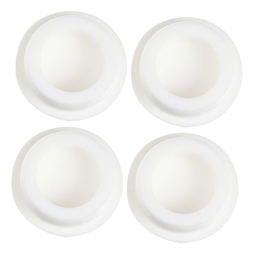 HOOTNEE 4 Pcs Basin Water Plug Stopper Suction Sink Stopper Sinks Hair Stopper Bathtub Kitchen Sink Basket Sink Filter Sealing Sink Premium Sink Stopper Drain Plug White