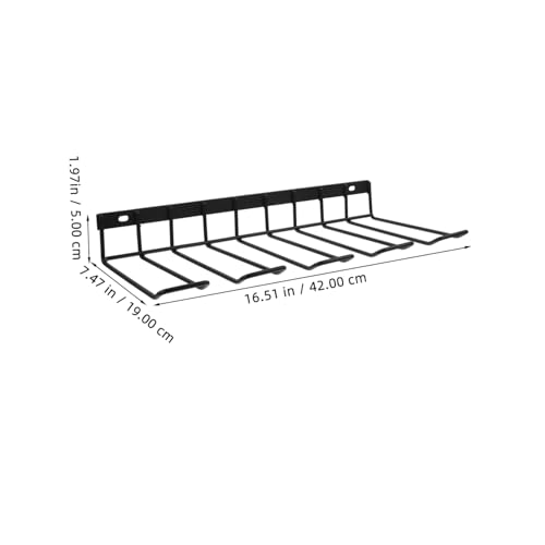 QUMIIRITY Electric Drill Storage Rack Power Drill Cordless Tools Storage Shelves Storage Racks Cordless Drills Garage Tool Rack Multifunctional Storage Rack Power Tool Rack Black Iron