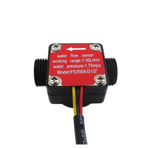 xaxax water flow meter, 1/4" 1/2" 3/4" gear flowmeter, hall flow sensor milk chemical oil flow meter, flow sensor switch for viscous liquid dc3.5~24v,gallon, qts, pts, l, m³(dn15)