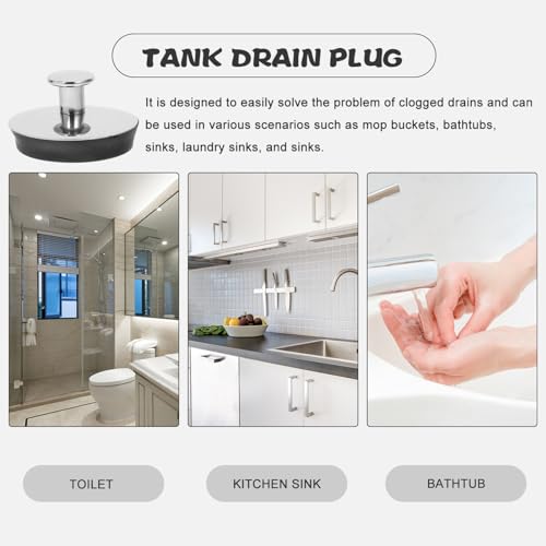 Outanaya 4pcs Drain Bathtub Drain Stopper Bath Tub Stoppers Sink Washbasin Bathroom Drainage Stopper Bathroom Drain Stopper Washbasin Stopper Basin Drain Strainer