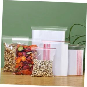 Levemolo 100pcs Versatile Food Bags Food Bags for Grocery Clear Flat Cello Bags Cellophane Xmas Bags Christmas Treat Bags Self-sealing Bags Self Adhesive Candy Bag Small Sealing Bags Pe