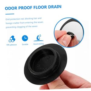 PAMINGONO 2pcs Pool Stopper Kitchen Sink Stopper Sink Drain Stopper Kitchen Drains Stopper Sink Sealing Tub Plug Bathtub Drain Stoppers Bathroom Sink Strainer Tub Stopper Black Rubber