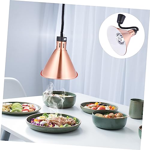 SOESFOUFU 1pc Food Warmer Lamp Portable Heater Hotel Food Light Heat Food Lamp Hanging Light Pizza Warmer Food Warming Hanging Lamp Food Heat Retractable Heat Lamp Chandelier Lights Metal