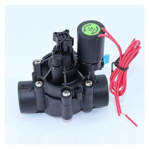 XAXAX Water Flow Meter, 1-1/4" 1-1/2" Water Irrigation Solenoid Valve with Flow Regulation 220VAC 24VDC 24VAC DC Latching for Agricultural Irrigation,Gallon, QTS, PTS, L, m³(DN40)