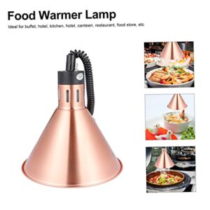 SOESFOUFU 1pc Food Warmer Lamp Portable Heater Hotel Food Light Heat Food Lamp Hanging Light Pizza Warmer Food Warming Hanging Lamp Food Heat Retractable Heat Lamp Chandelier Lights Metal