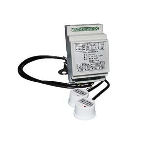 XAXAX Water Flow Meter, High and Low Liquid Level Controller, Non-Contact Intelligent Automatic Water Filling and Drainage Sensor,Gallon, QTS, PTS, L, m³(C350-2P 1m)