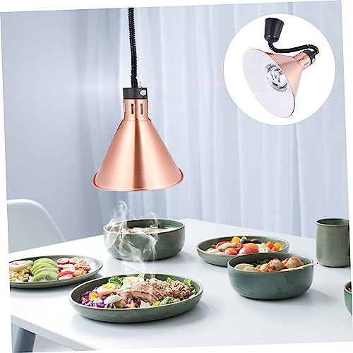 SKISUNO 1pc Food Warmer Lamp Buffet Food Warmer Light Kitchen Heat Lamps Portable Heaters Buffet Heating Lamp Commercial Food Warmers Reptile Heat Lamp Hanging Heat Lamp Hot Lamp for Metal