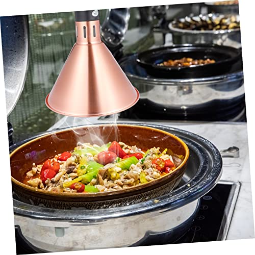 FUNOMOCYA 1pc Food Warmer Lamp French Fry Heat Lamp Portable Heaters Heat Lamp for Reptiles Chandelier Lights Hot Lamp for Food Heating Lamp Retractable Heat Lamp Hanging Heat Lamp Metal