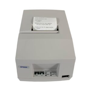 Epson TM-U325D M133A Dot Matrix POS Receipt Validation Printer USB White, Bundle with AC Adapter