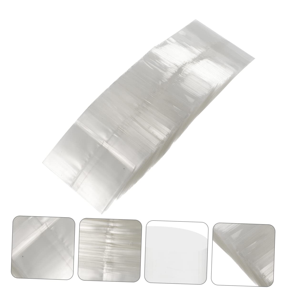 SKISUNO 400 Pcs Bottle Sealing Film Bottle Heat Seal Blower Dryer Waterproof Shrink Bath Shrink Bags Polyolefin Film Clear Heat Shrink Heat Shrink Packaging Bags Shrink Bags PVC