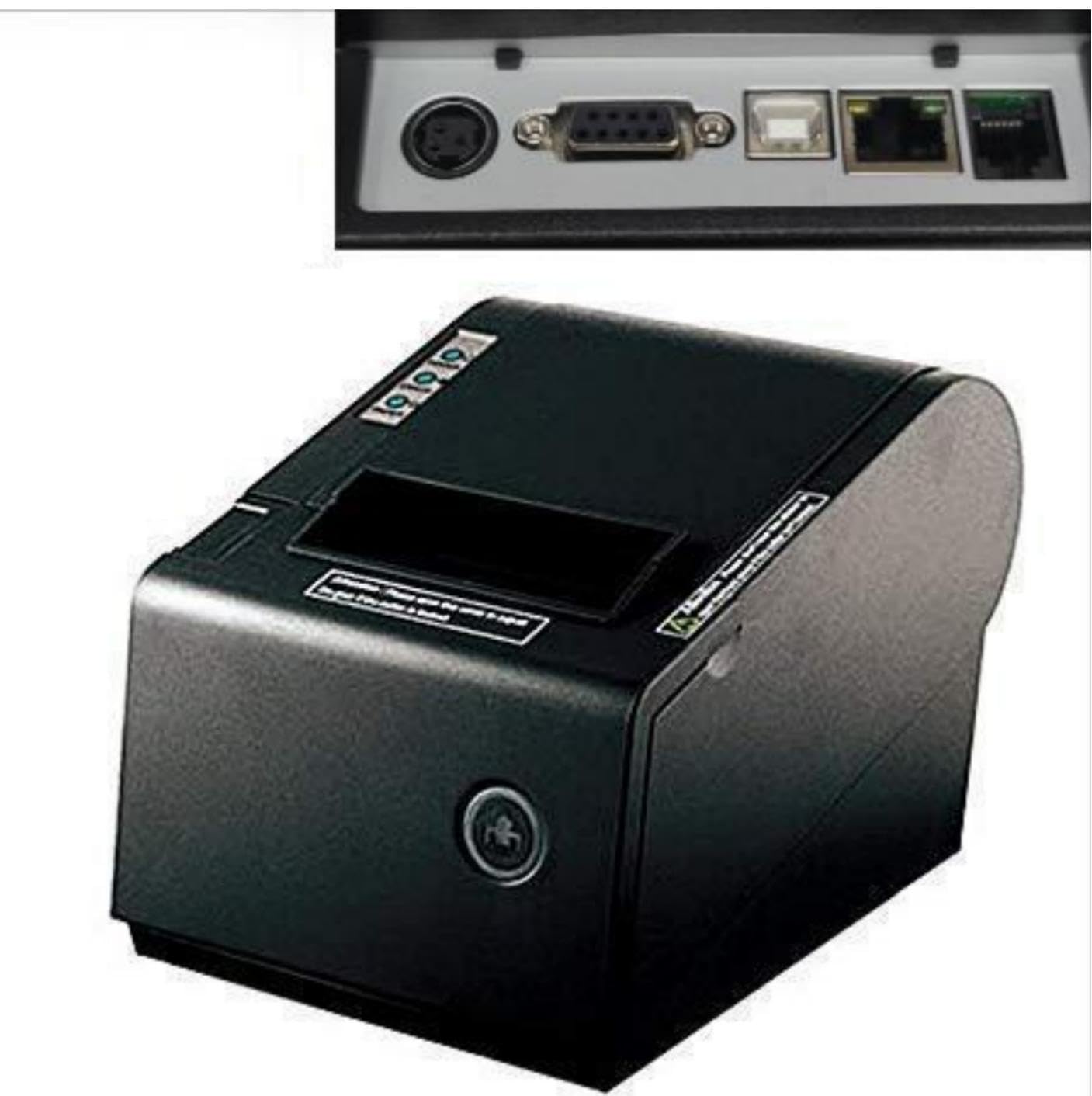 PBM P-822d Thermal POS Receipt Printer, USB, Ethernet, Serial 3-in-1 Printer, cashdrawer Port.AUTO Cut, Supports ESC/POS Star Commands, Compatible with EPSON Star Micronic