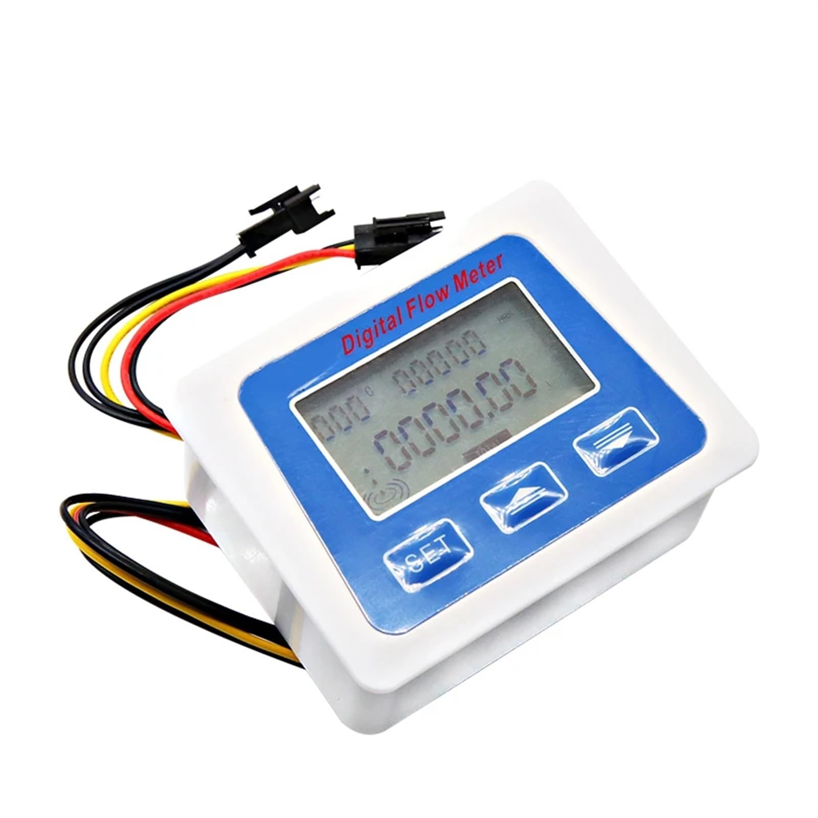 Smart Electronic Water Meter Low Power Consumption Digital Display Flowmeter Battery Powered DC5V