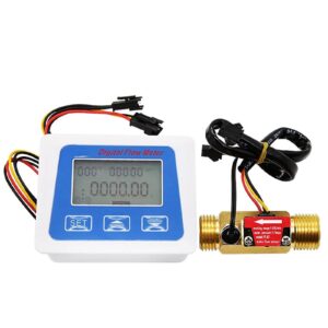 Smart Electronic Water Meter Low Power Consumption Digital Display Flowmeter Battery Powered DC5V