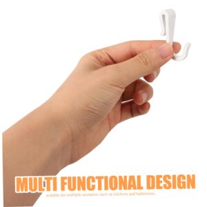 OFFSCH 6pcs Kitchen Shelf Hooks Cup Holder Cloth Hanger Towel Hook Utensil Hanger Towels Hooks Garage Utility Hooks Kitchen Cabinet Hooks S Shaped Hooks for Pot S Hooks Small Plastic