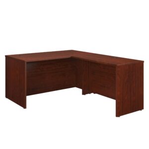 officeworks by sauder affirm 60x30 desk, 42" return, classic cherry finish