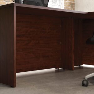 OfficeWorks by Sauder Affirm 60x30 Desk, 42" Return, Classic Cherry Finish