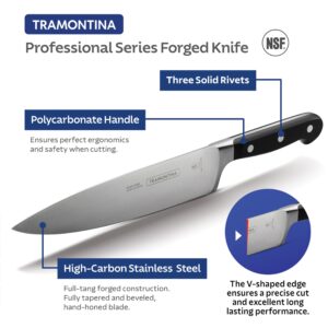 Tramontina Pro Series Forged 3-Piece Starter Kitchen Knife Set