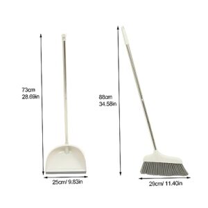 Gogogmee 1 Set Office Broom Broom for Home Plastic Heavy Duty Broom The Pet Supple Broom Metal