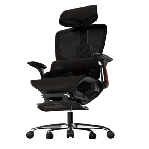 ZSLKDL Computer Chair Sedentary Office Chair Foot Pedal Esports Chair Backrest Lift Chair