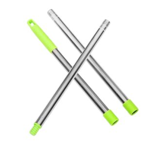 Didiseaon 3 Sets Mop Stick Mop or Broom Handle Rod Commercial Pole Handle Holder Broom Replace Handle Palo Dust Mop Replacement Mop Handles for Floor Cleaning Refills para Stainless Steel