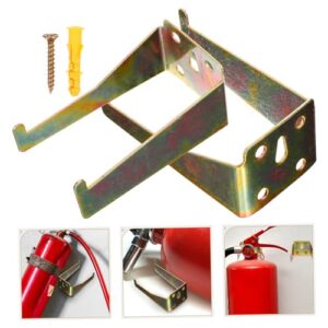 KONTONTY 1 Set Wall Bracket Wall Mount Iron Mount Iron Extinguisher Hook