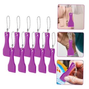 OSALADI 10pcs Spatula DIY Scraper Tools Tickets Scraper Portable Card Scraper Scrapers Small Scratching Tools Ticket Scratcher Tickets Tools Plastic