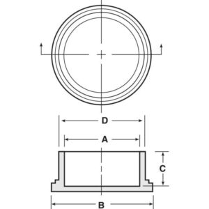 Caplugs SEC-24 SEC Series – Static Dissipative Cap for Threaded Connectors, 10 Pack, Pink LD-PE, Nominal Thread Size 1-1/2" Positive ESD Protection, Electrical & Electronic Connectors, Bayonet Type