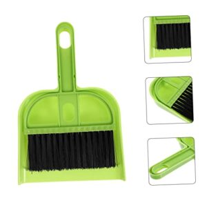 NULYLU 6 Sets Broom Dustpan Set Tiny Cleaning Broom Whisk Broom for Car Mini Hand Broom Small Broom Brush Desktop Cleaning Supplies Desk Mini Broom Brush Screen Cleaning Kit Pet Plastic