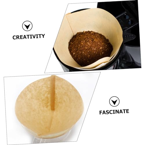 FUNOMOCYA 80pcs Coffee Fan Filter Coffee Filter Coffee Filters 2 Espresso Makers Filters Portable Coffee Sector Filter Coffe Filter Tea Filter Coffee Strainer Tea Strainers Paper