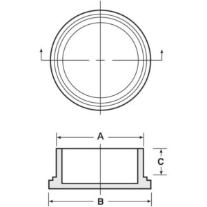 Caplugs CEP-10 CEP Series – Plastic Conductive Plug for Threaded Non-Threaded Connectors, 20 Pack, Black EVA, Nominal Thread Size 5/8"-24 Mechanical Protection, Electrical Shields, Low Resistance