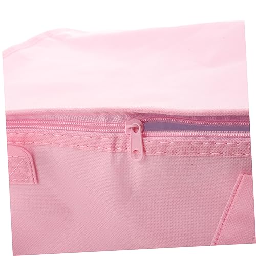 SHOWERORO Cake Insulation Bag Deliveries Insulated Bag with Handle Deliverys Insulated Take Out Bag Door Insulated Food Carrier Insulated Food Bag Food Bag for Takeout Non-woven Bags Pink