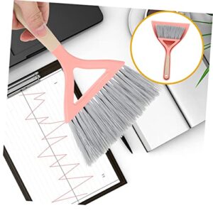 1 Set Broom Dustpan Set Pans Ceiling Fan Shovel Piso Car Cleaning Brushes Whisk Escobas Tiny Desktop Cleaning Supplies Household Cleaning Brush Mini Broom Mini Dustpan Plastic Pink Gogogmee