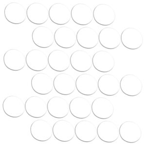 crilstyleo 30pcs gasket clear desk protector furniture gripper table protector pad anti-slip pads non furniture pad cabinet buffer pad flooring spacers furniture bumper pad transparent rubber