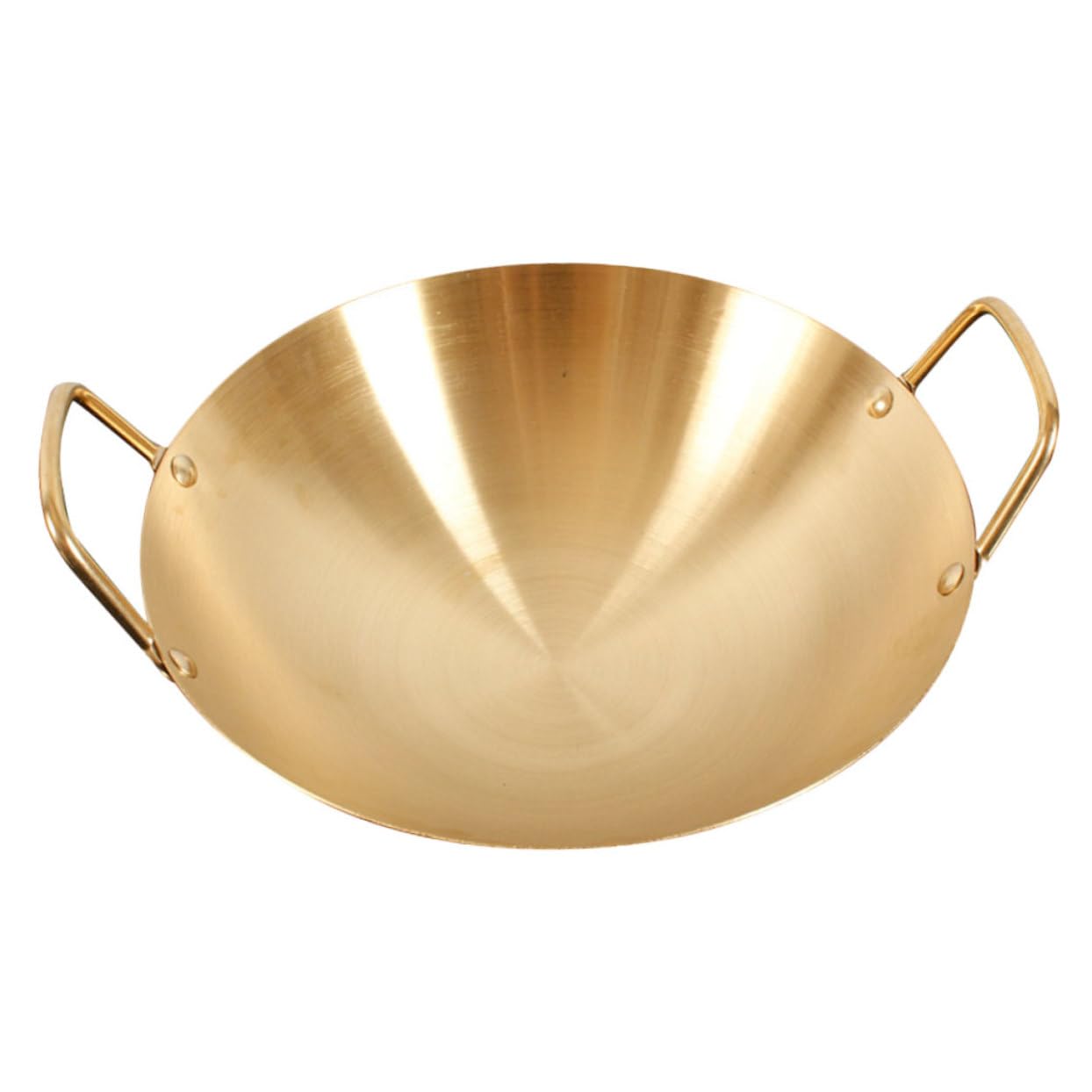 Garneck Amphora Golden Pot Frying Pan Ramyun Pot Ramen Noodles Pan Soup Pan Seafood Making Seafood Pot Cooking Utensil Stainless Pot Golden Ramen Pot Omelet Paella Pans Stainless Steel